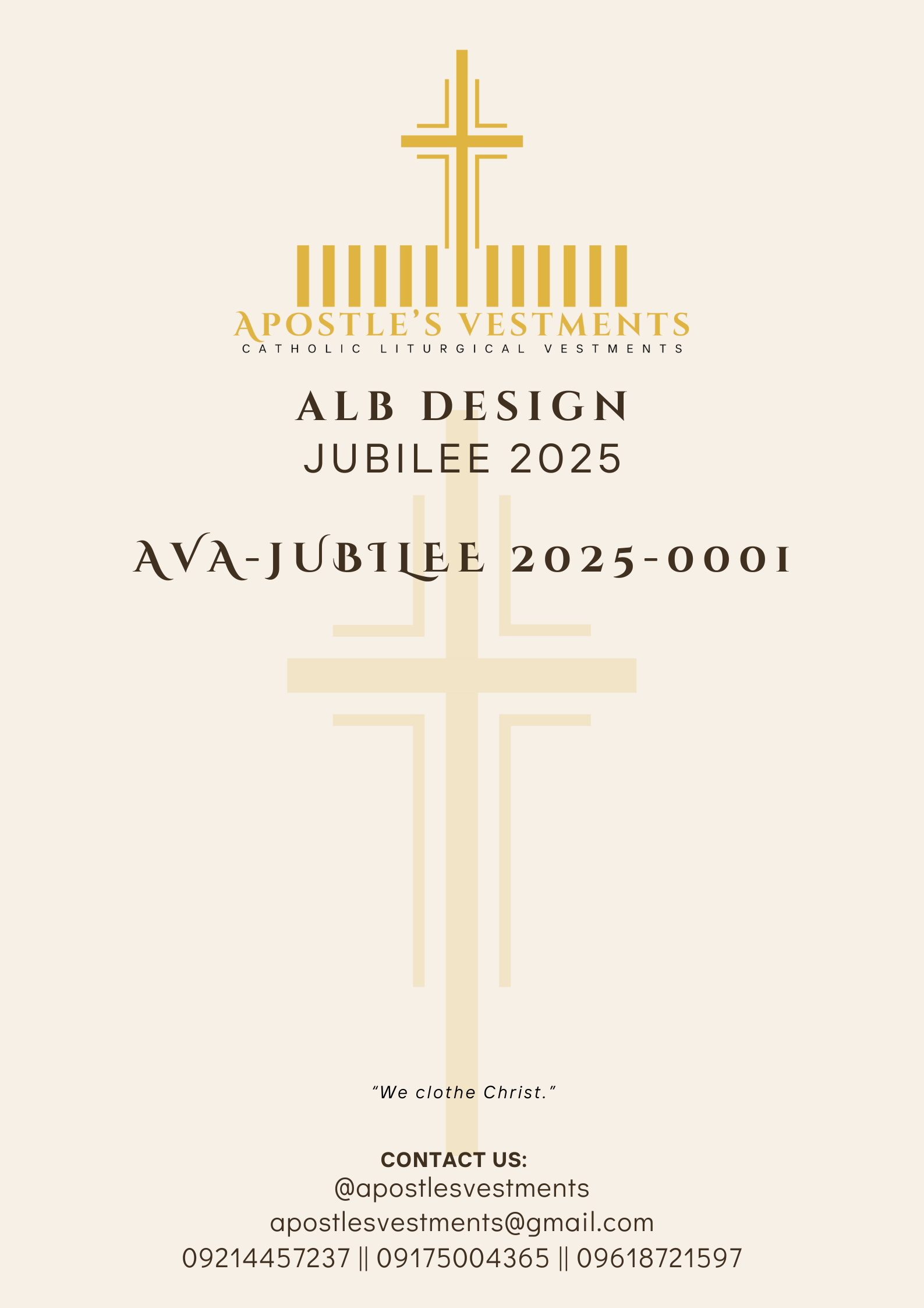 2025 JUBILEE ALB DESIGNS
