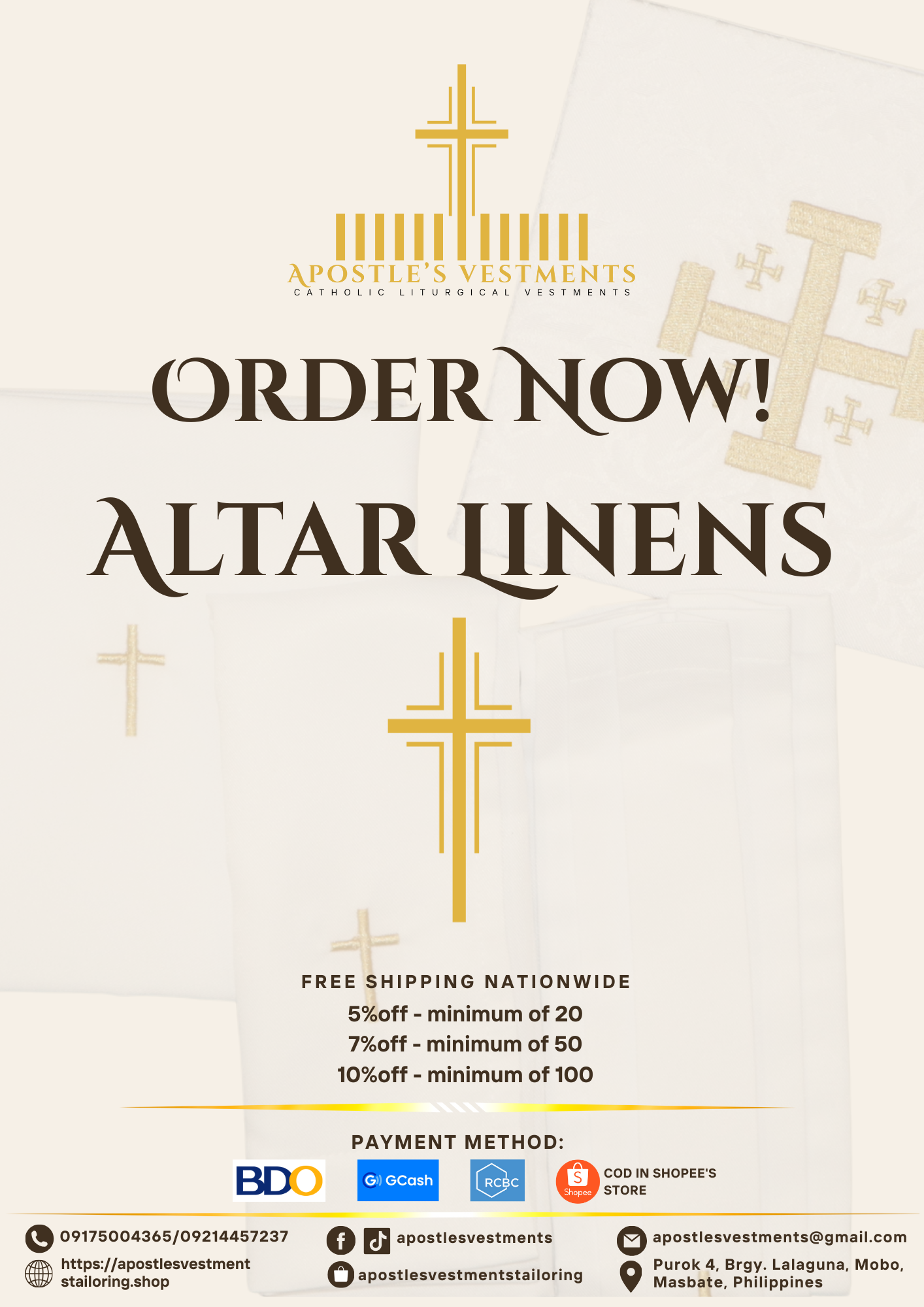 ALTAR LINENS