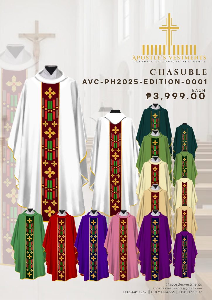 PH2025 CHASUBLE EDITION (AVC-PH2025-EDITION-0001) ₱3999 ONLY
